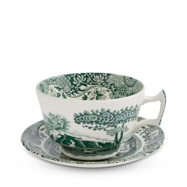 SPODE Heritage Italian Breakfast Cup And Saucer, Set Of 4