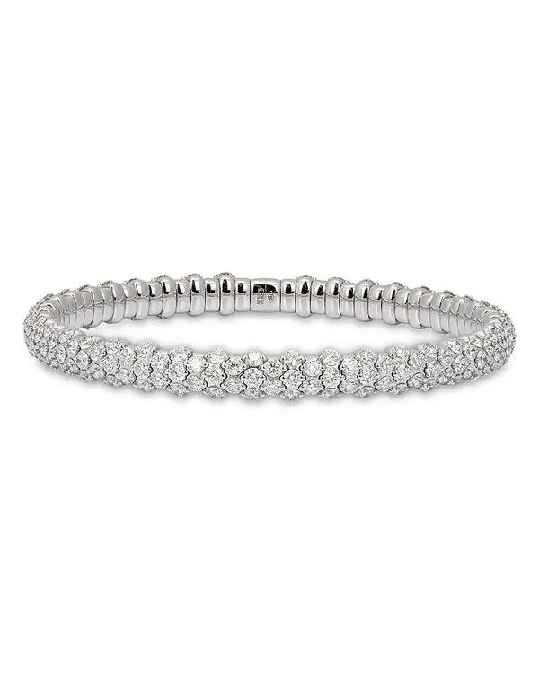 ZYDO 18k Gold 7.2 Tcw Diamond Bracelet - White