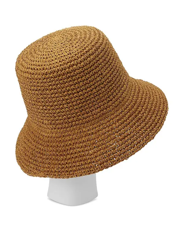 ALLSAINTS Colligiate Straw Bucket Hat