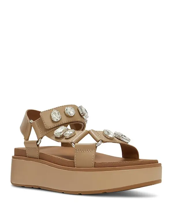 Fitflop Gen-ff Max Ultra Leather Platform Sandals - Cappuccino