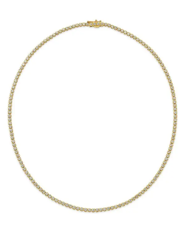 Bloomingdale'S Diamond Tennis Necklace, 5.0 Tcw - Gold