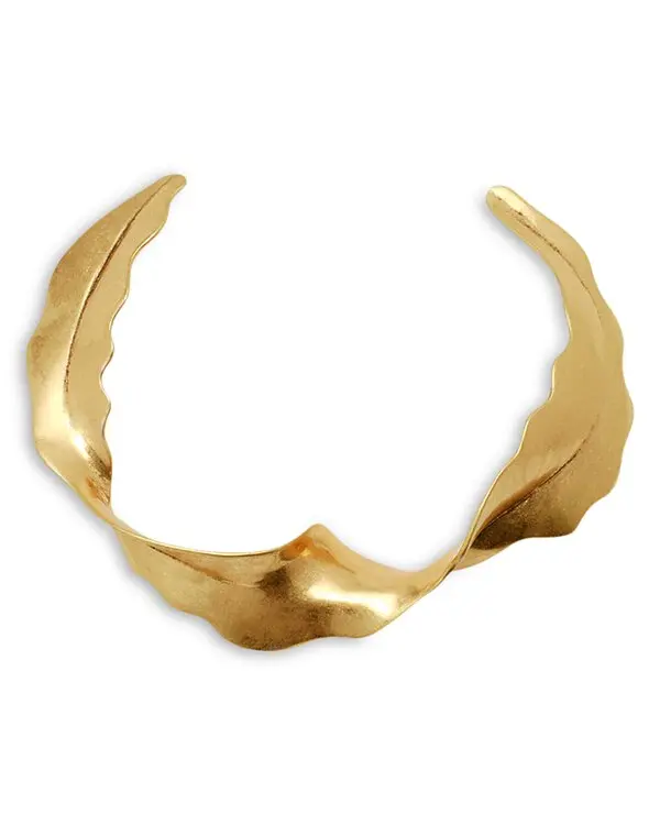Cult Gaia Giada Choker Necklace - Antique Brass