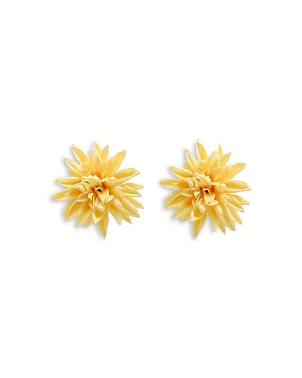 Cult Gaia Dahlia Earrings - Cornsilk