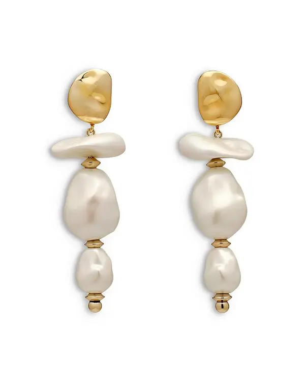 Cult Gaia Fabbie Imitation Earrings - Pearl