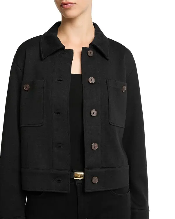Vince Ponte Knit Jacket - Black