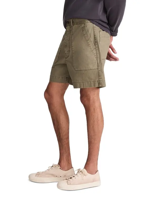 Madewell 6 Herringbone Shorts - Fatigue