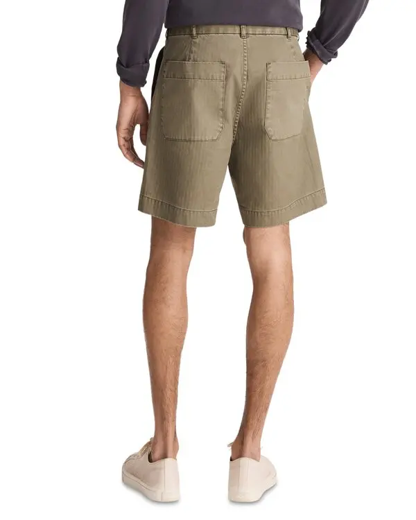 Madewell 6 Herringbone Shorts - Fatigue