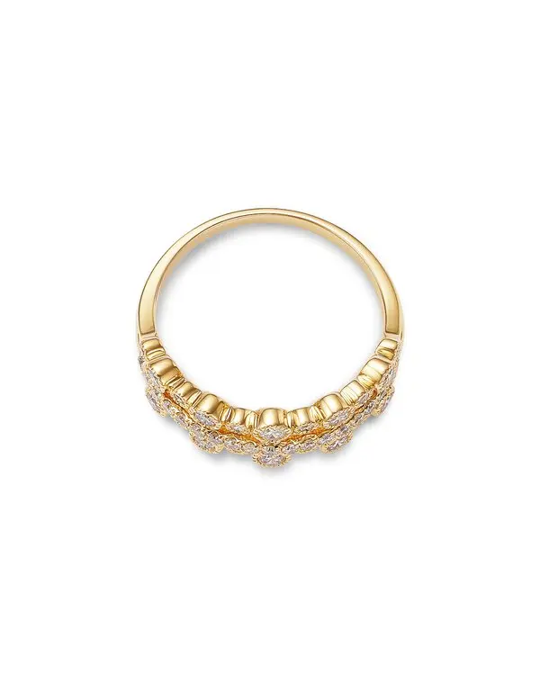 Bloomingdale'S Diamond Stack Look Band, 0.65 Tcw