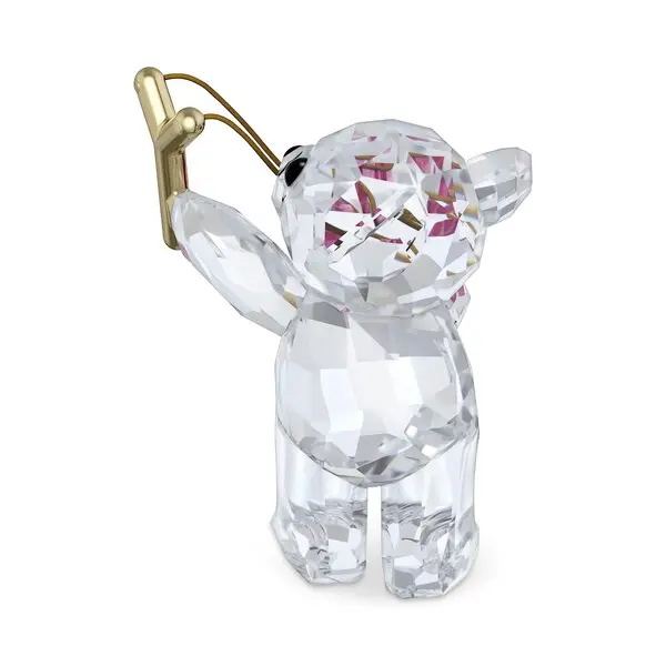 SWAROVSKI Kris Bear Crystal Figurine With Slingshot Motif