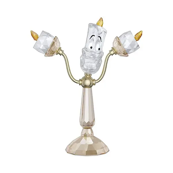 SWAROVSKI Beauty And The Beast Collection Lumiere Crystal Figurine - White