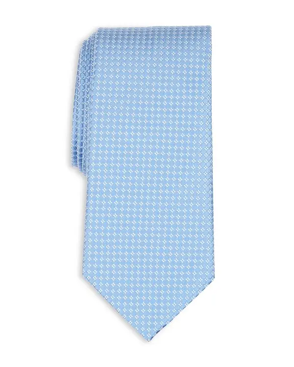 Thomas Pink Woven Diamond Neck Tie - Light Blue