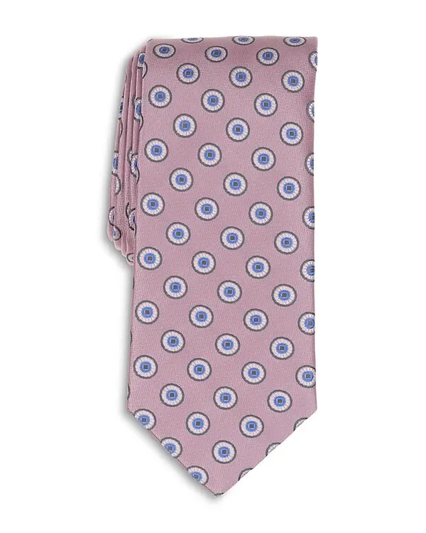 Thomas Pink Classic Medallion Neck Tie - Pink