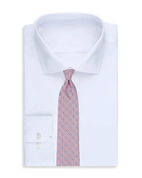 Thomas Pink Classic Medallion Neck Tie - Pink