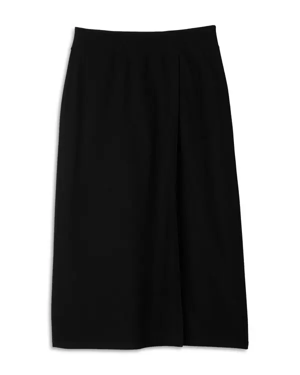 Eileen Fisher Wrap Front Midi Skirt