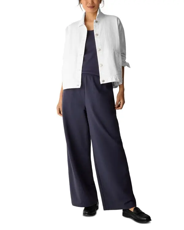 Eileen Fisher High Waisted Wide Leg Pants