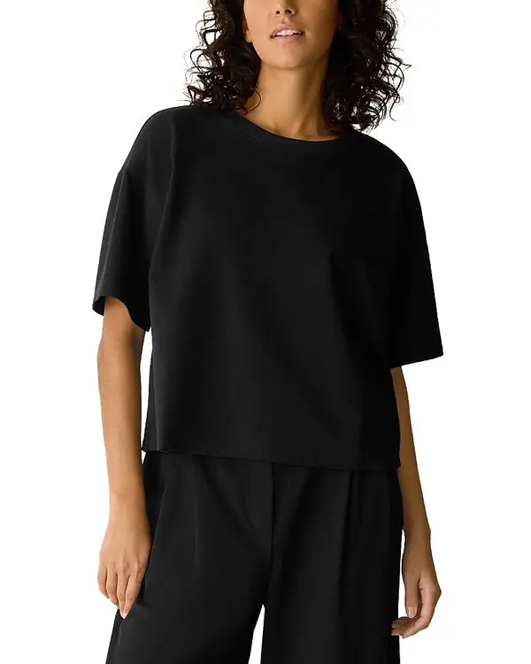 Eileen Fisher Crewneck Tee - Black