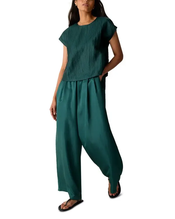 Eileen Fisher Round Neck Square Top