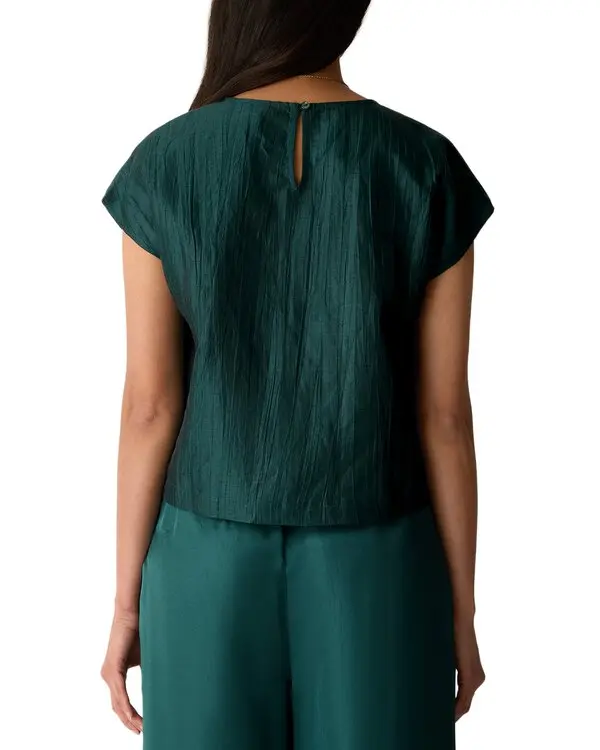 Eileen Fisher Round Neck Square Top
