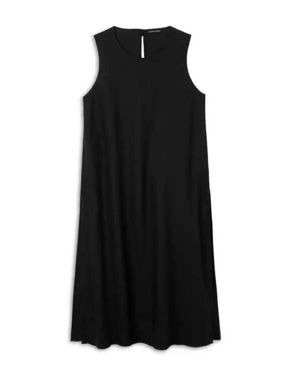 Eileen Fisher Round Neck Sleeveless Tunic