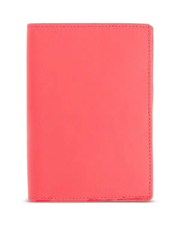 ROYCE NEW YORK Rfid Blocking Passport Travel Organizer - Magenta