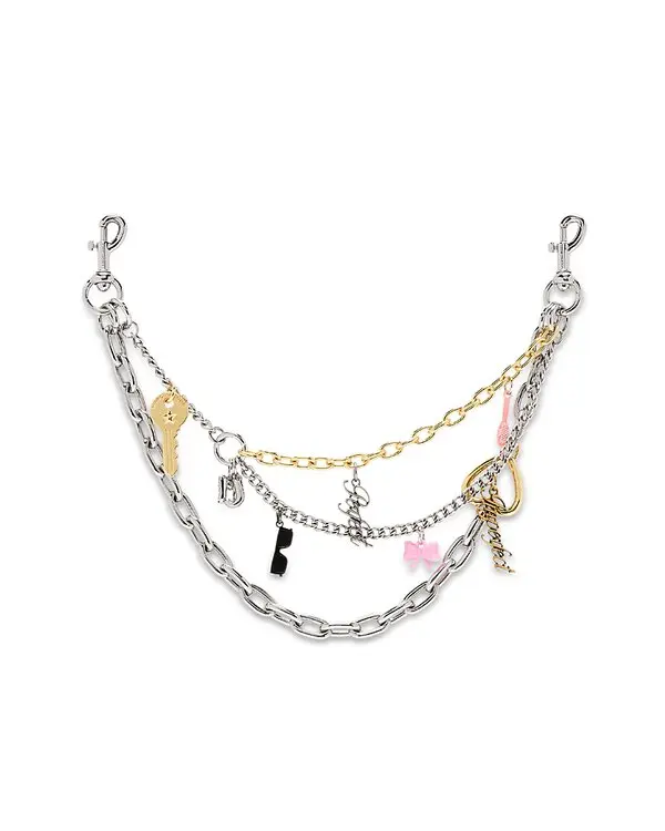 Marc Jacobs Charm Chain Shoulder Strap - Nickel