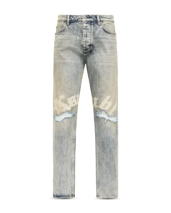 Ksubi Chitch Stature Blue Trashed Idols Jeans - Denim
