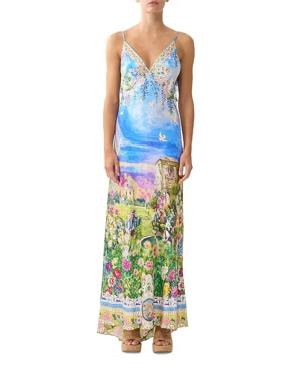 Camilla Silk Bias Slip Dress - Navas Nouveau