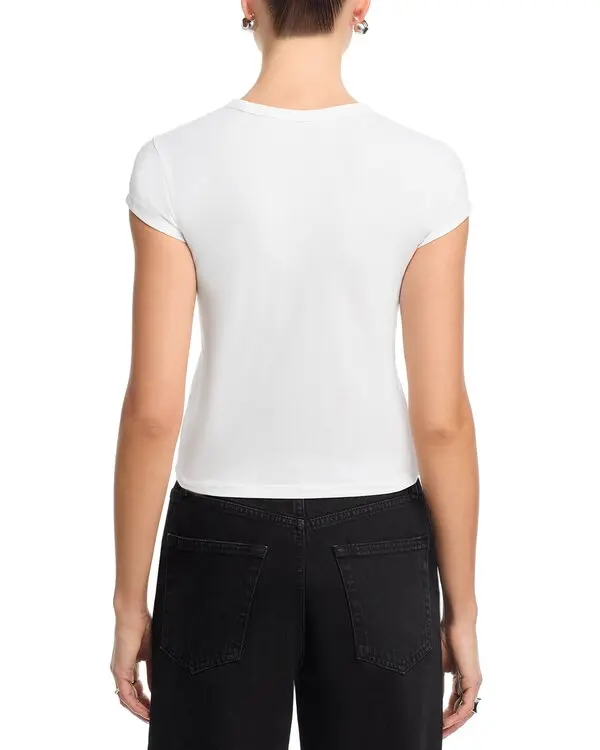 Alexander Wang Lipstick Graphic Baby Tee