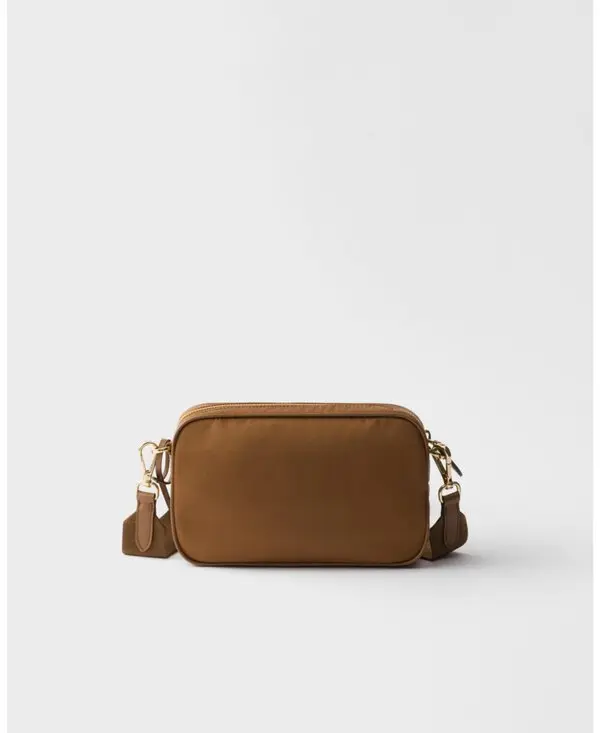 Prada Re-nylon Mini Shoulder Bag - Brown