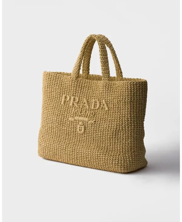 Prada Crochet Tote Bag - Neutral/neutral