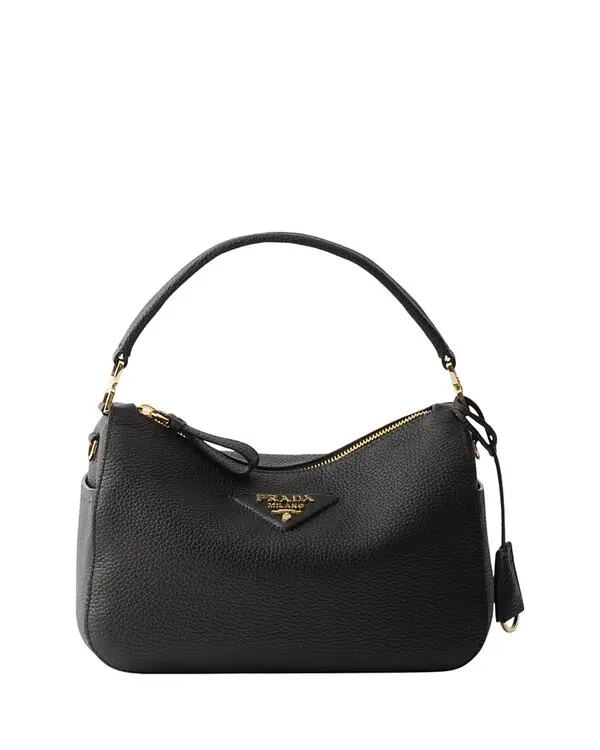 Prada Small Leather Handbag - Black
