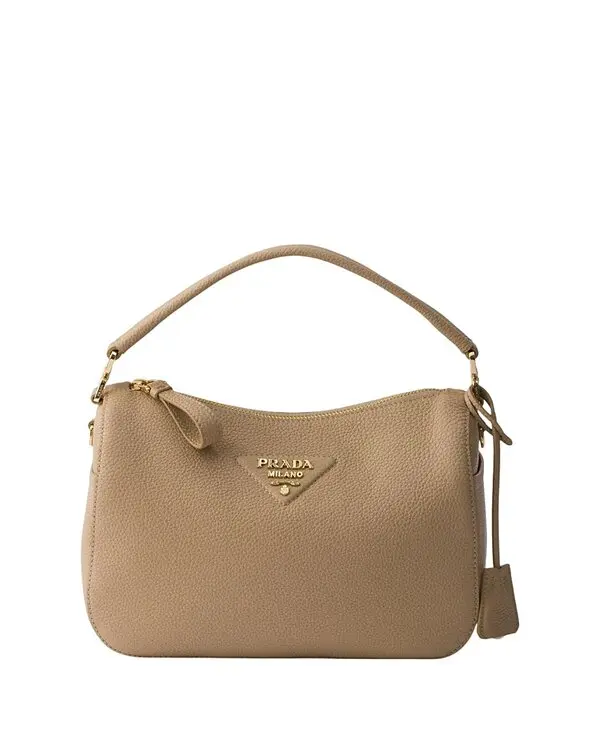 Prada Small Leather Handbag - Neutral