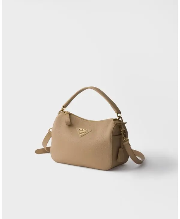 Prada Small Leather Handbag - Neutral