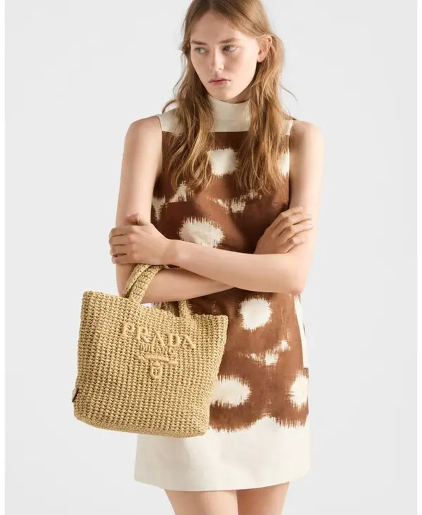Prada Small Crochet Tote Bag