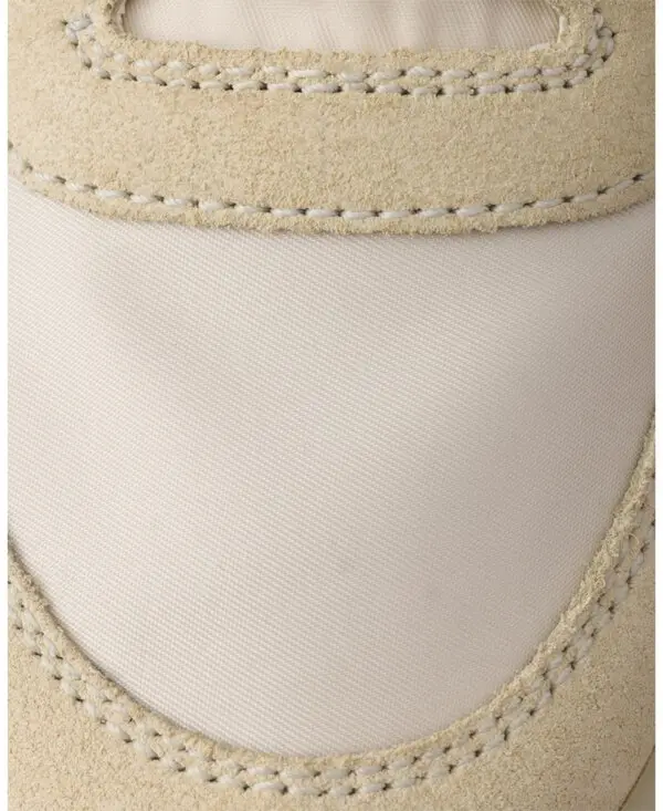 Prada Downtown Re-nylon And Suede Sneakers - Neutral