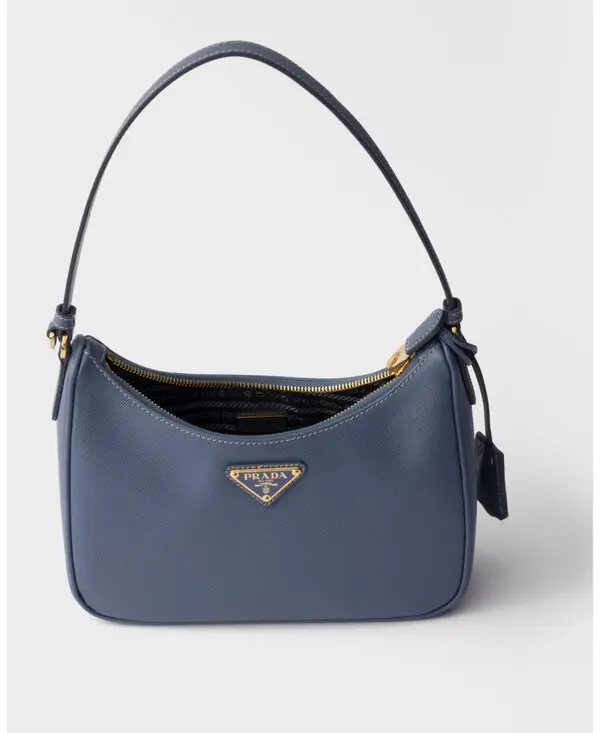 Prada Re-edition 2005 Saffiano Leather Mini-bag - Blue