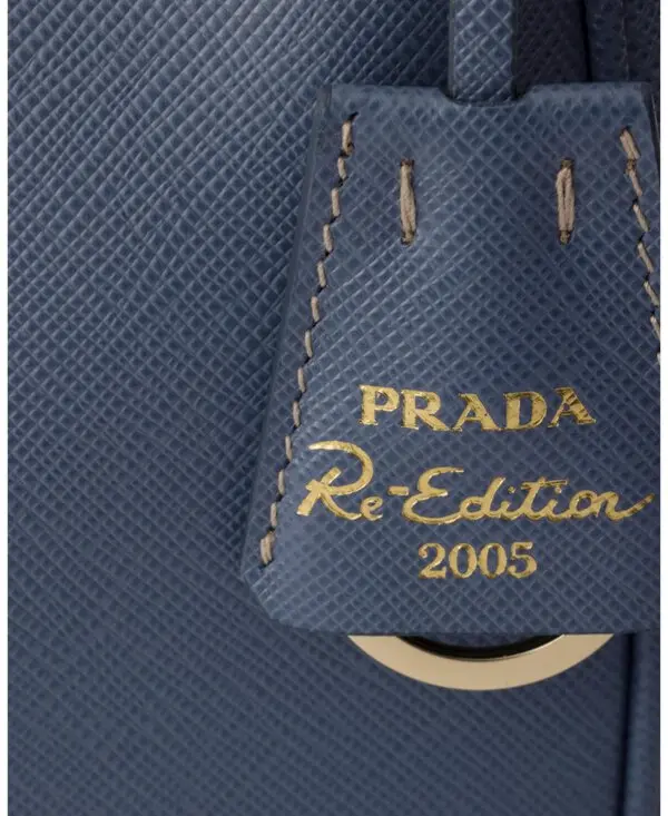 Prada Re-edition 2005 Saffiano Leather Mini-bag - Blue