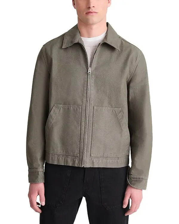 Madewell Service Jacket In Reverse Sateen