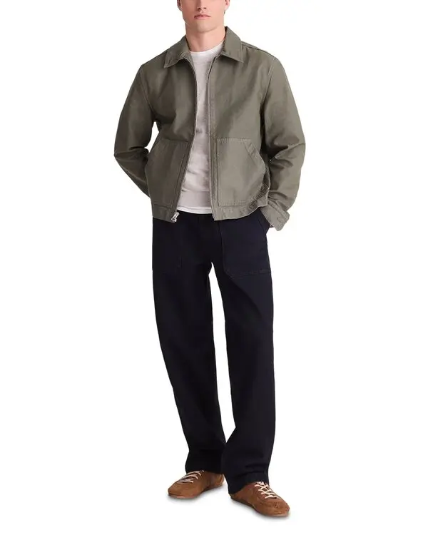 Madewell Service Jacket In Reverse Sateen