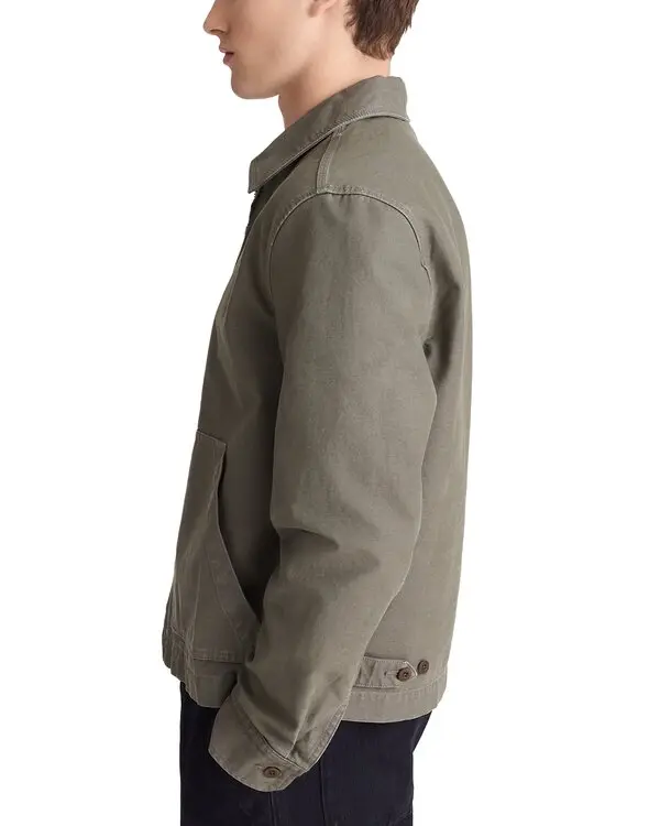 Madewell Service Jacket In Reverse Sateen