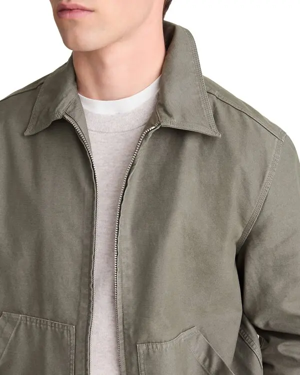 Madewell Service Jacket In Reverse Sateen