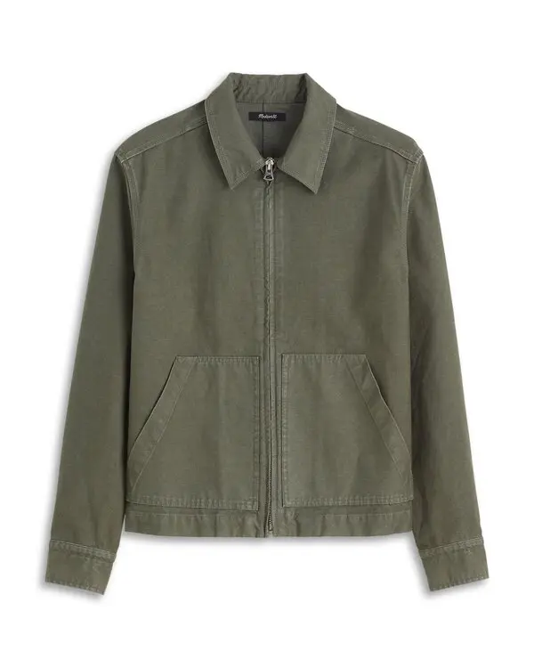 Madewell Service Jacket In Reverse Sateen