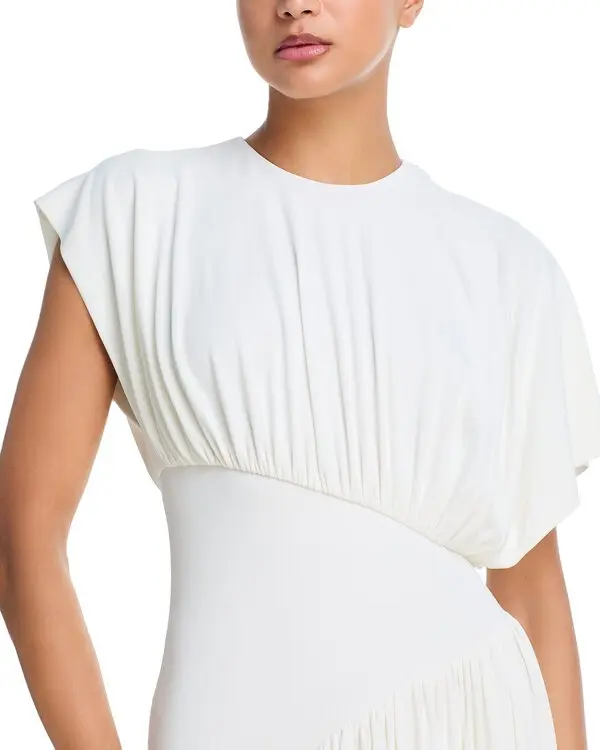 Rabanne Long Ruched Dress