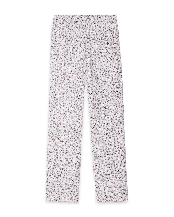 PETITE PLUME Pointelle Knit Pants - Pink
