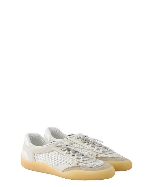 Prada Speedrock Mesh Fabric Sneakers - Neutral