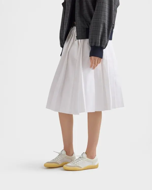 Prada Speedrock Mesh Fabric Sneakers - Neutral