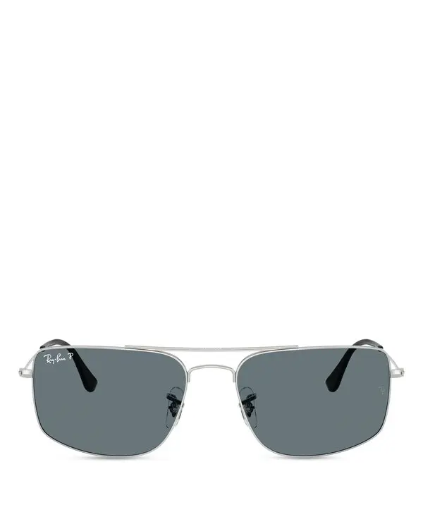 Ray-ban Explorer 3 Square Sunglasses - Silver