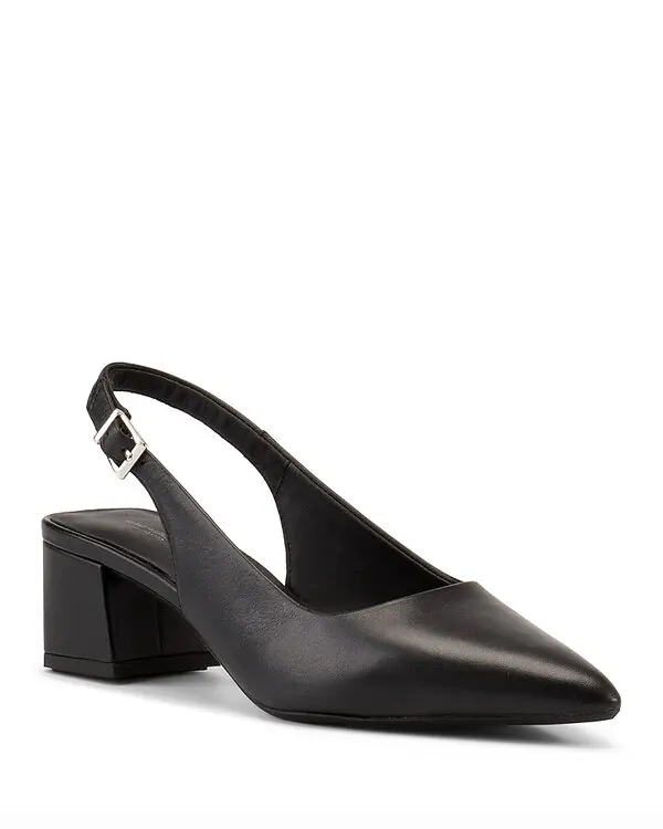 VAGABOND SHOEMAKERS Marta Leather Slingback Pumps - Black