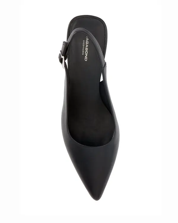 VAGABOND SHOEMAKERS Marta Leather Slingback Pumps - Black