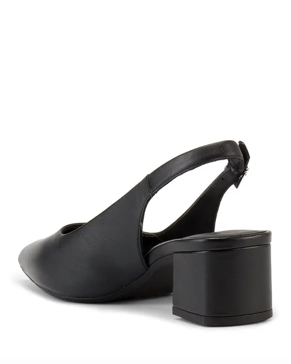 VAGABOND SHOEMAKERS Marta Leather Slingback Pumps - Black